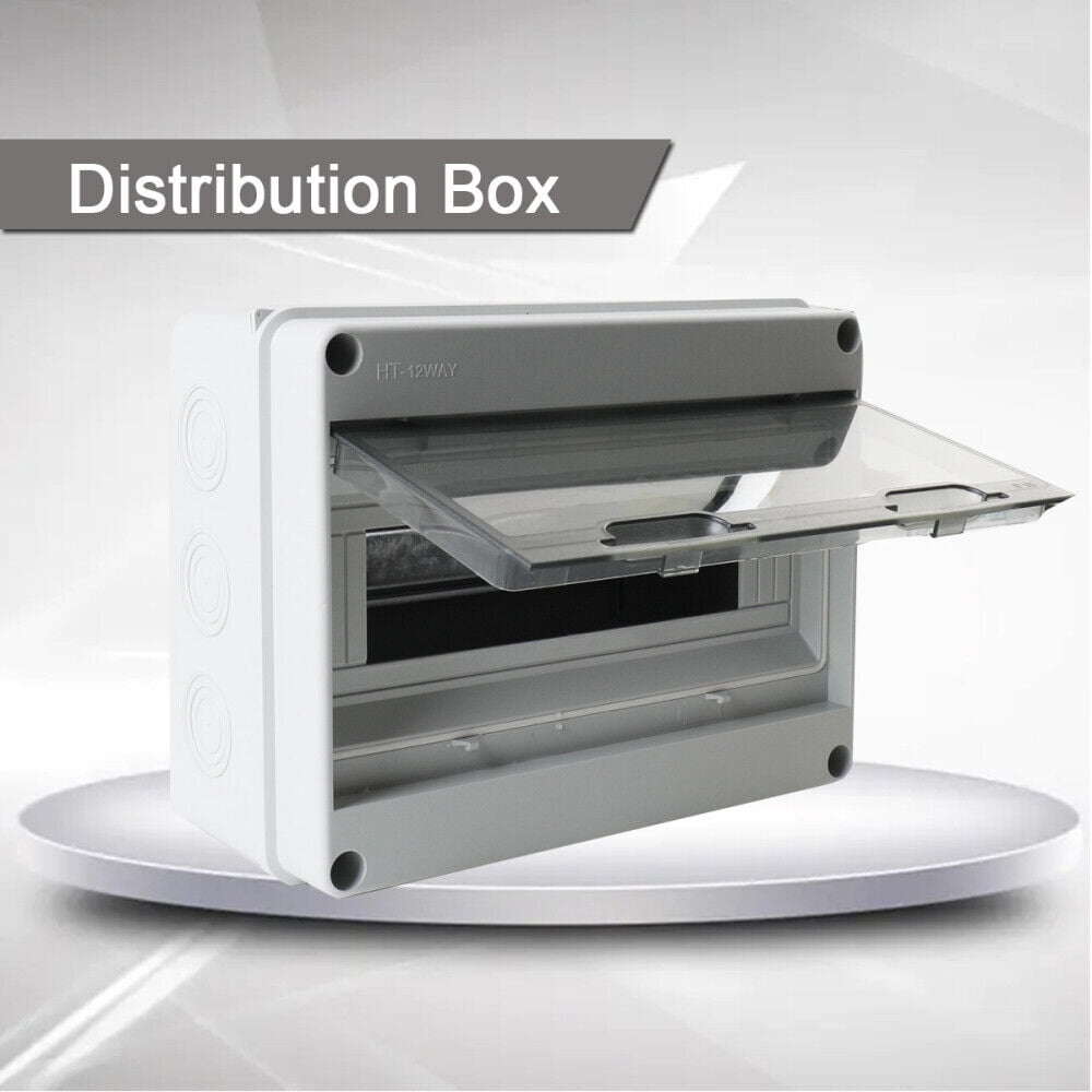 YILIKISS Power Distribution Box, Anti Deformation 12 Way Clear Cover ...