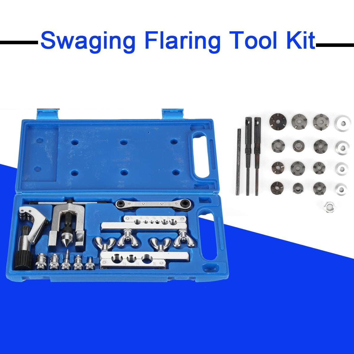 YILIKISS Swaging Flaring Tool Kit 45 Degree Brake Line Tubing Copper W ...