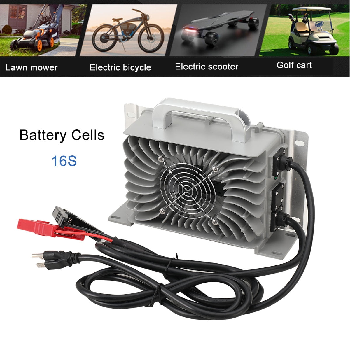 YILIKISS Power Up Your 48V Lithium Battery with Waterproof Solar ATV ...