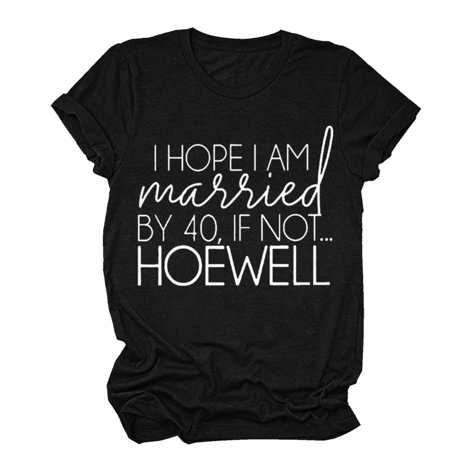 Yilinder Women T Shirts Plus Size Printed O Neck Funny Short Sleeve Graphic Tee Tops