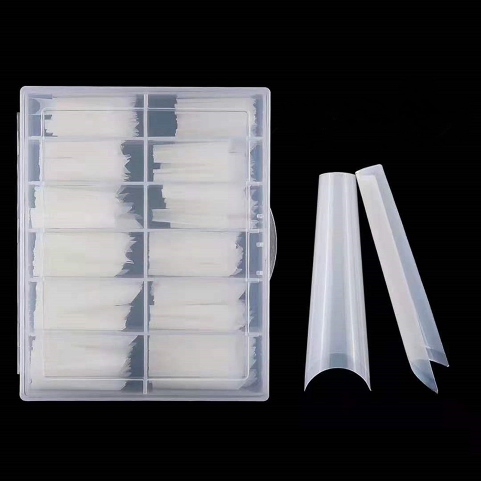 YIMART Extra Long Nail Tips, Ballerina Natural Acrylic Fake Nail Tips ...