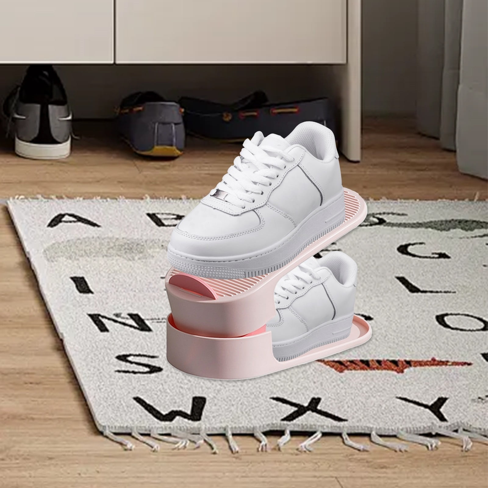 YIMWNYI Adjustable Shoe Rack, Space Saving Double Layer Shoe Storage ...