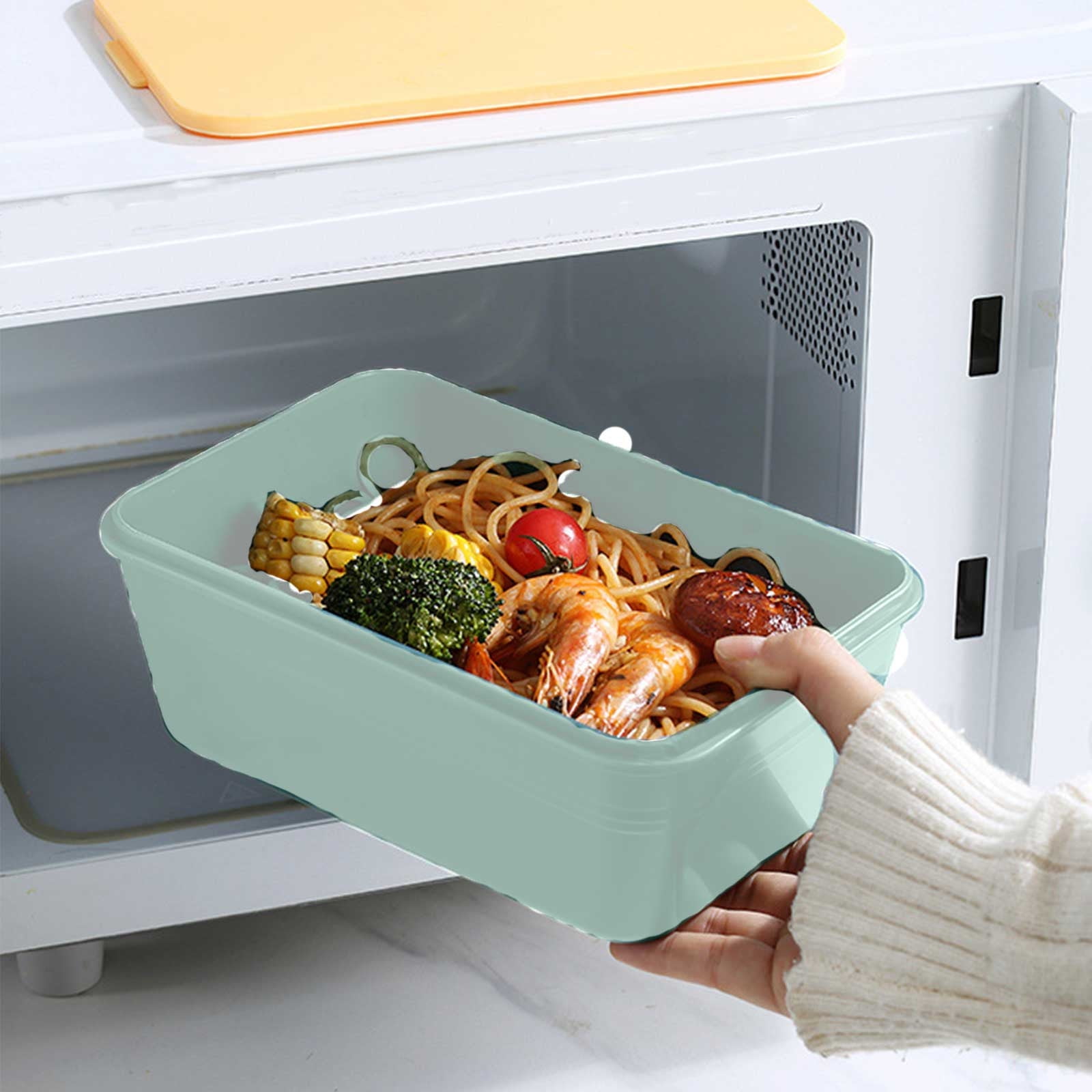 YIMWNYI Bento Box Adult Lunch Box, Stackable Meal Prep Container ...