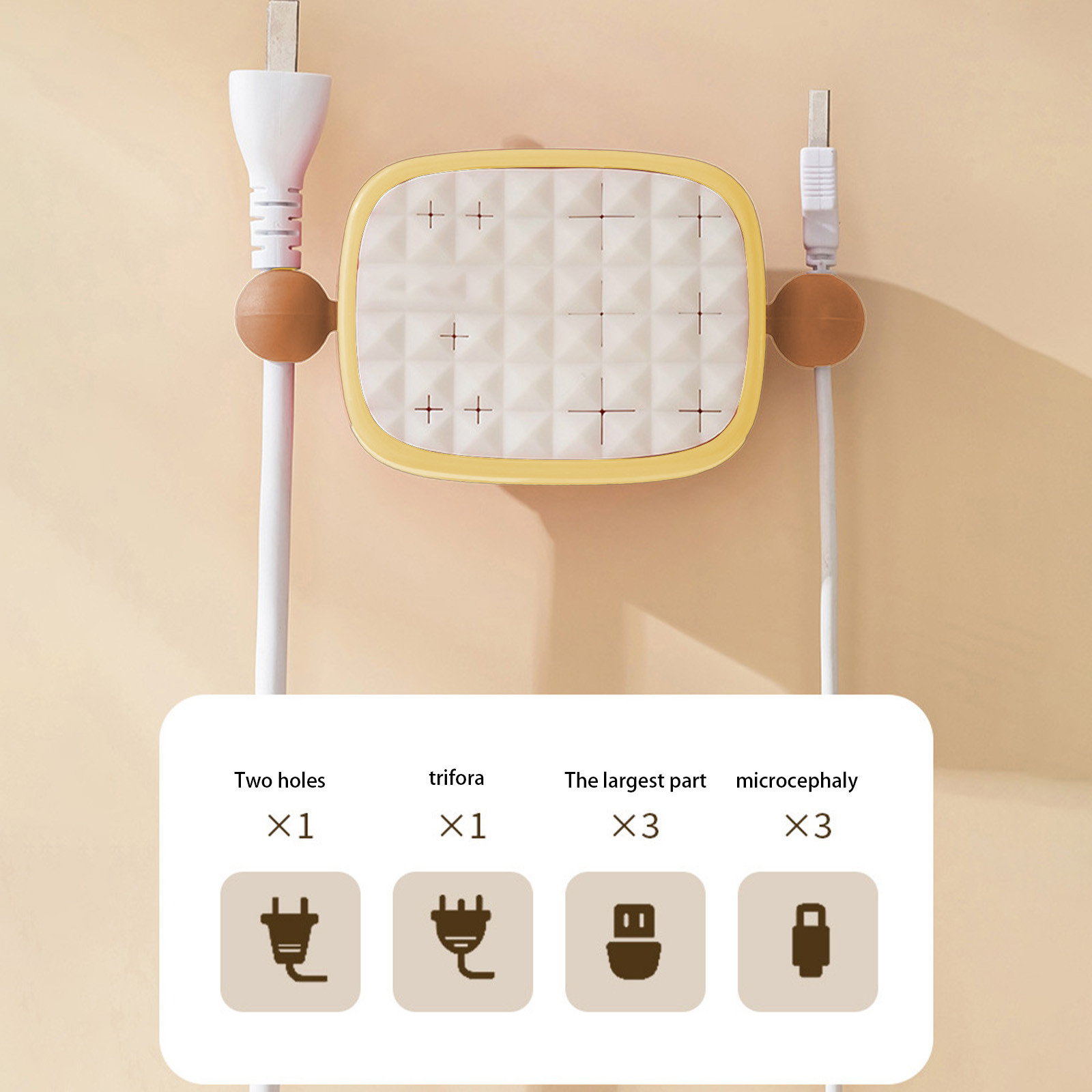 YIMWNYI Cable Organizer, Desk Power Plug Cord Organizer, Kitchen ...