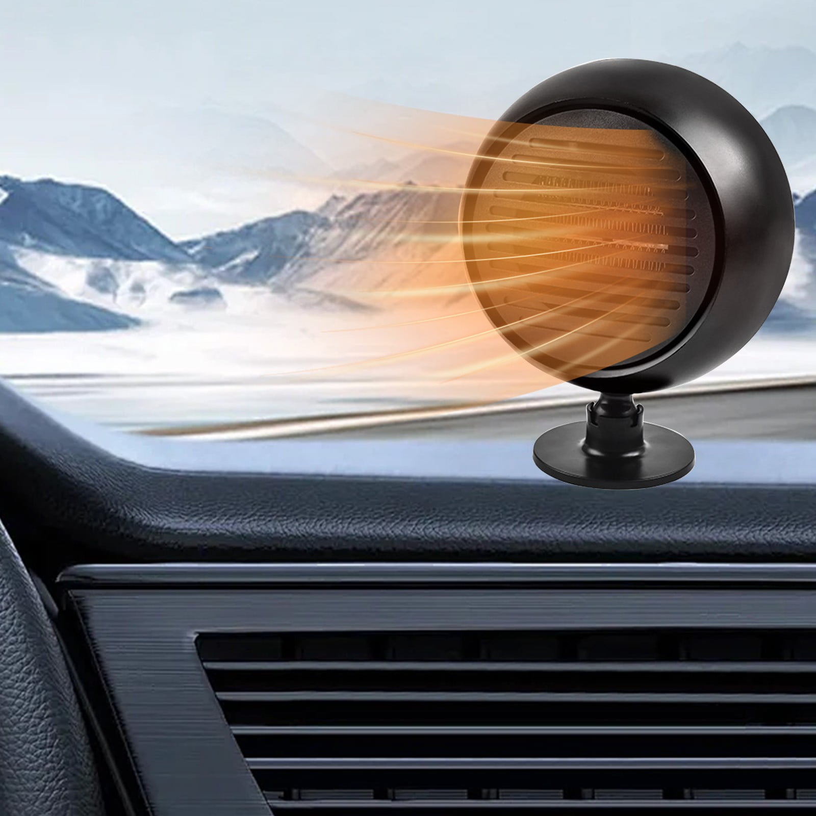 YIMWNYI Car Heater, Portable 12V/24V Auto Defroster, Windshield ...