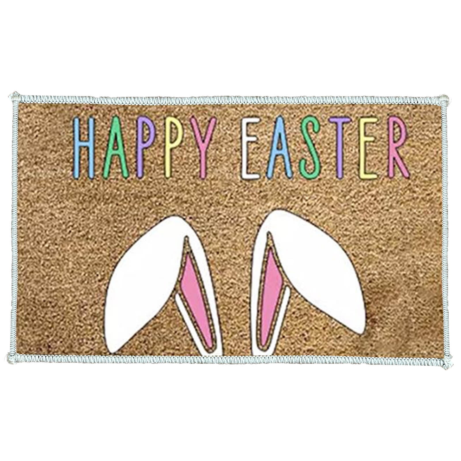 YIMWNYI Easter Doormat, Non-Slip Entryway Rug, Indoor Outdoor Coir Mat ...