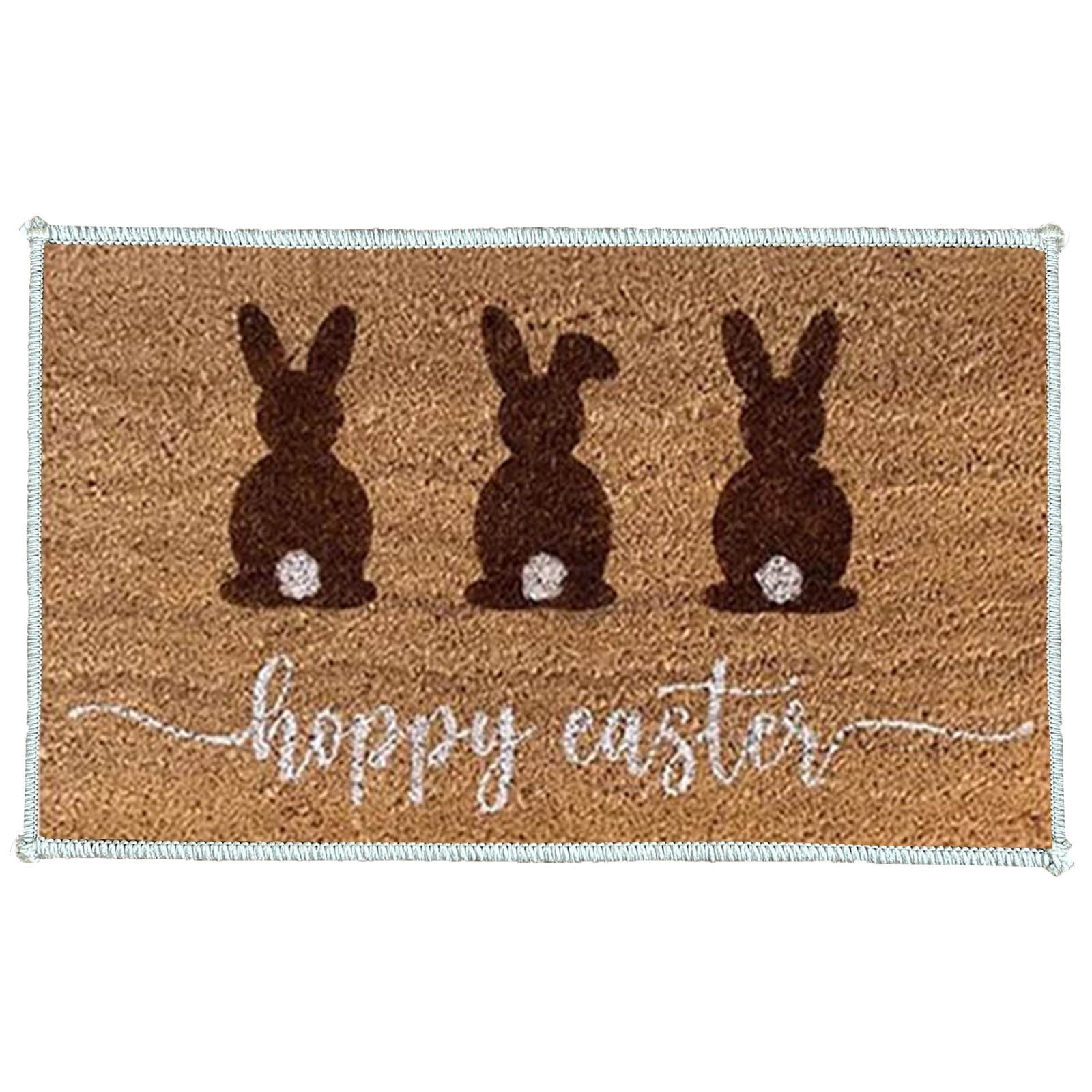 YIMWNYI Easter Doormat, Non-Slip Entryway Rug, Indoor Outdoor Coir Mat ...