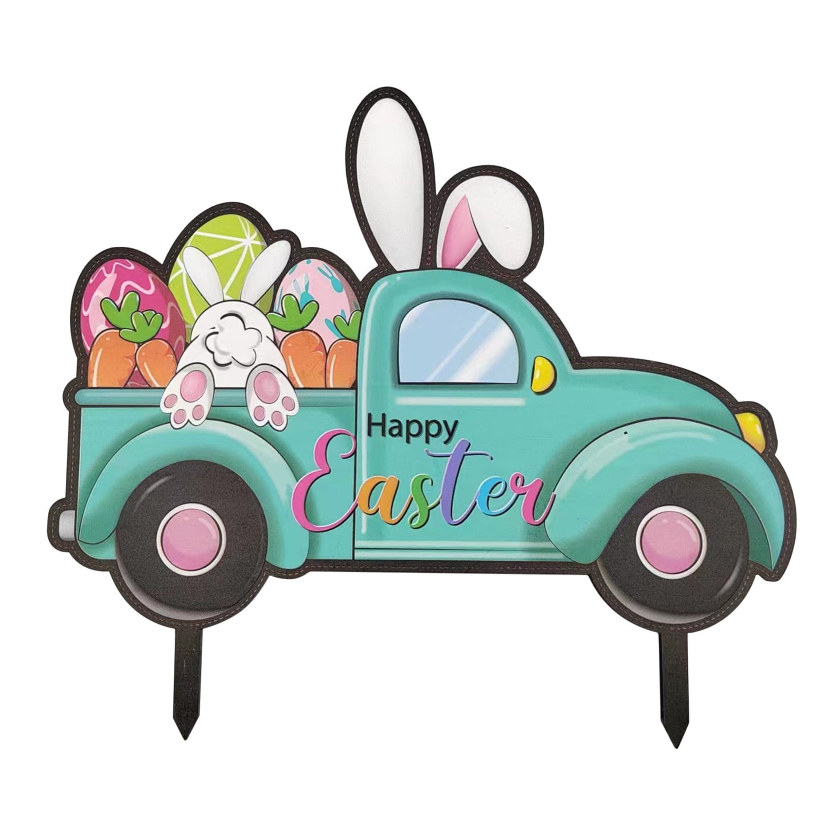 YIMWNYI Easter Patio Inserts - Lighted Acrylic Floor Decorations with ...