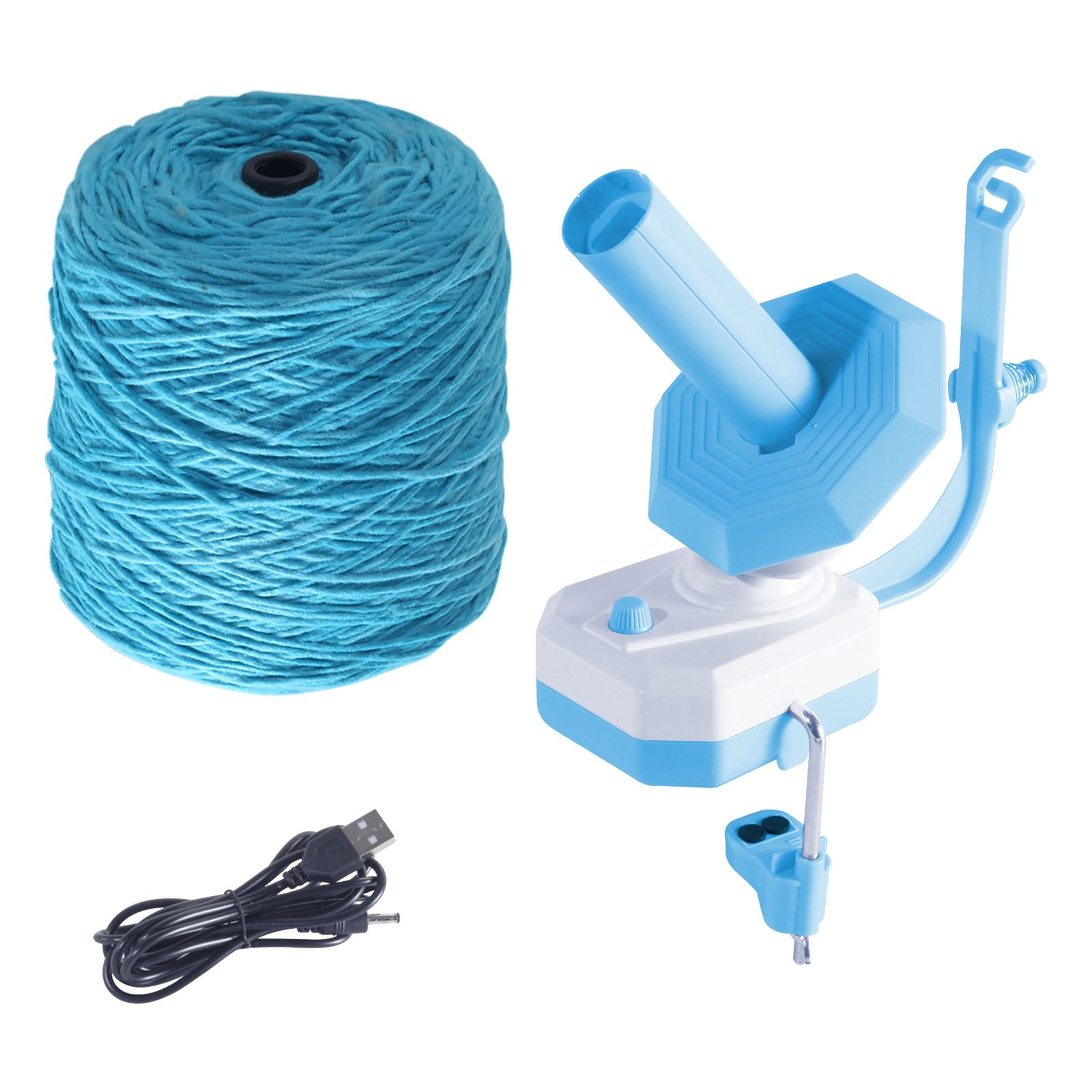 YIMWNYI Electric Yarn Winder & Ball Maker - USB Powered, Portable ...
