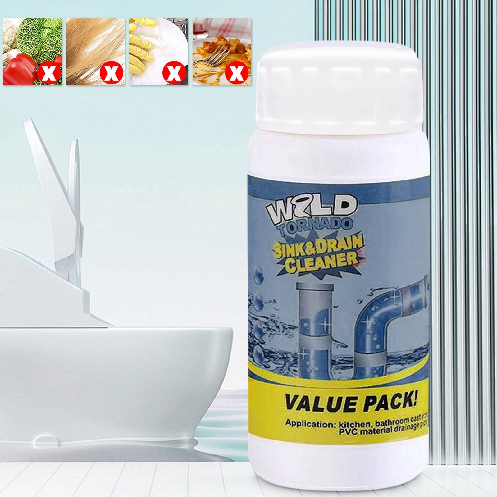 YIMWNYI Fast Foam Toilet Cleaner, Pipe Clearing Agent with Powerful ...