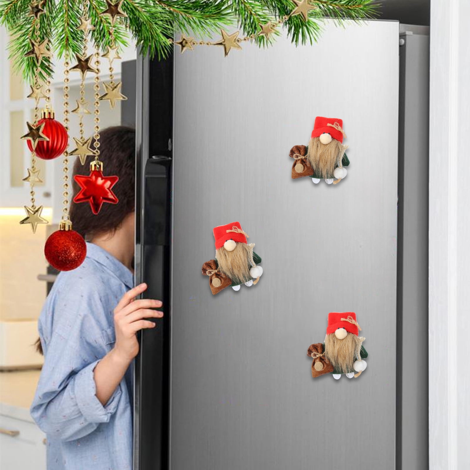 YIMWNYI Funny Fridge Magnet for Office and Kitchen, Cloth Refrigerator ...