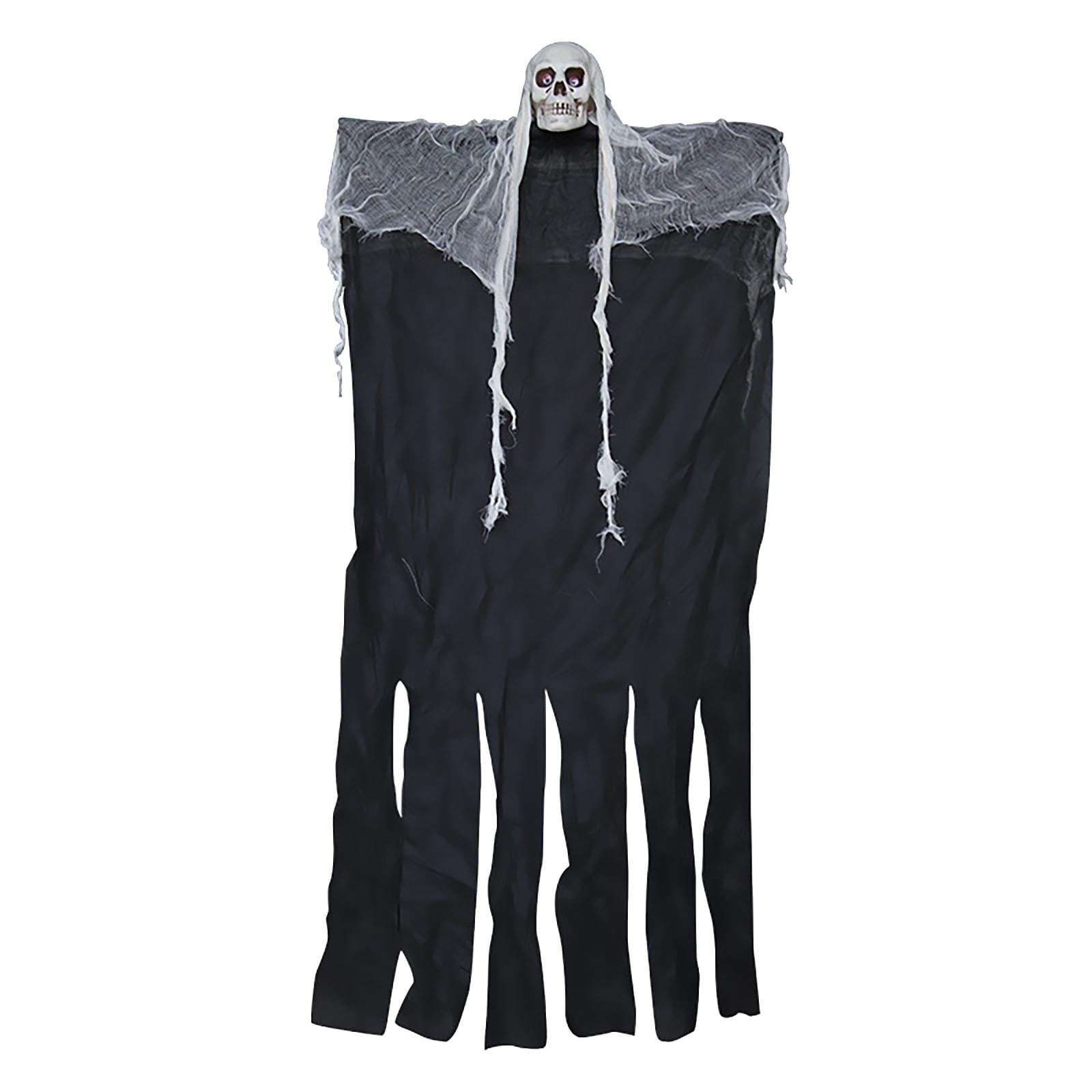YIMWNYI Halloween Decoration: Life-Size Plastic Skeleton Hanging Ghost ...