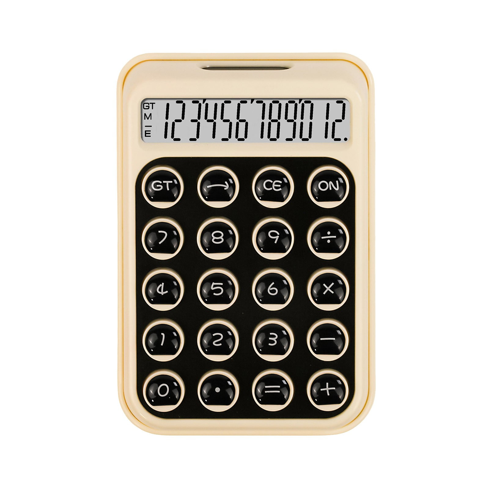 YIMWNYI Jelly Calculator, Solar & Battery Powered High-Performance Desk ...