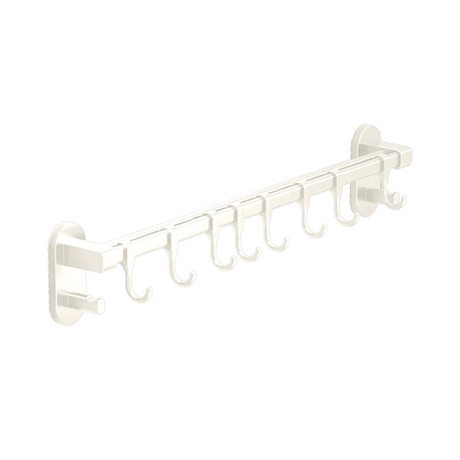 YIMWNYI Kitchen Hook Rack, No Hole Hanging Rod, Wall Mounted Storage ...