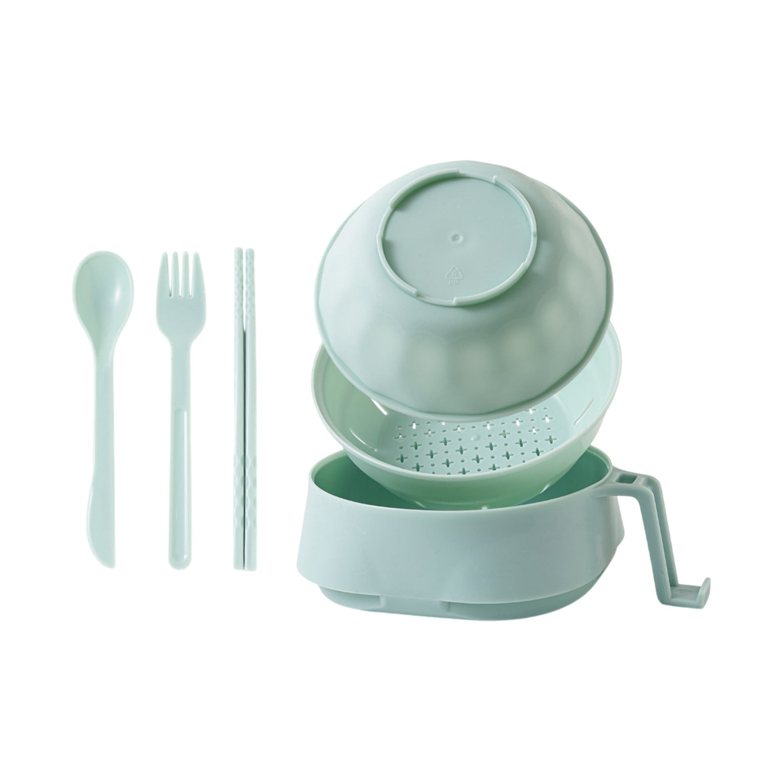 YIMWNYI Microwave Ramen Bowl Set, 6-Piece Portable Ramen Cooker with ...