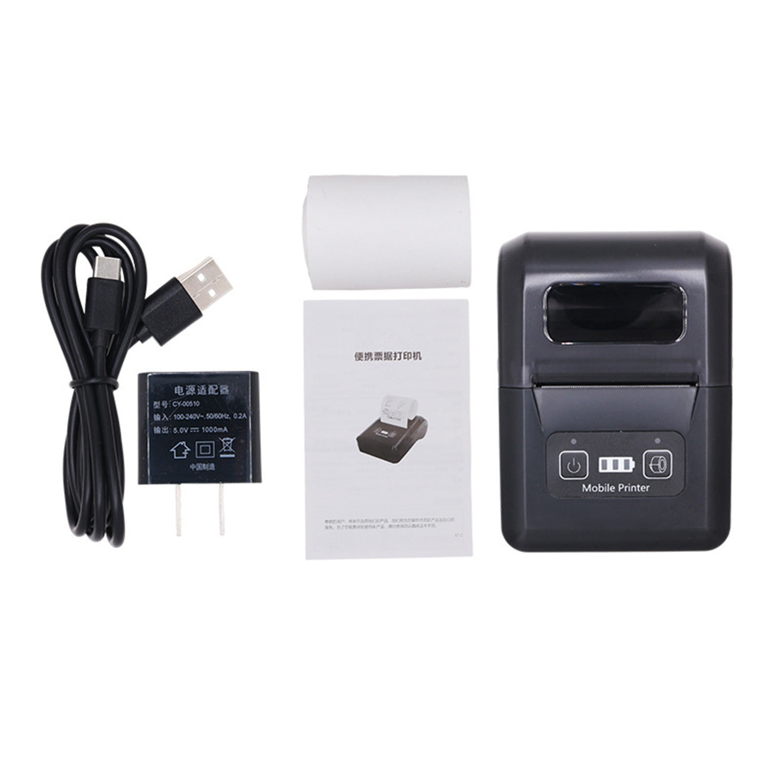YIMWNYI Mini Thermal Printer, Portable Bluetooth Printer, Sticker Maker ...