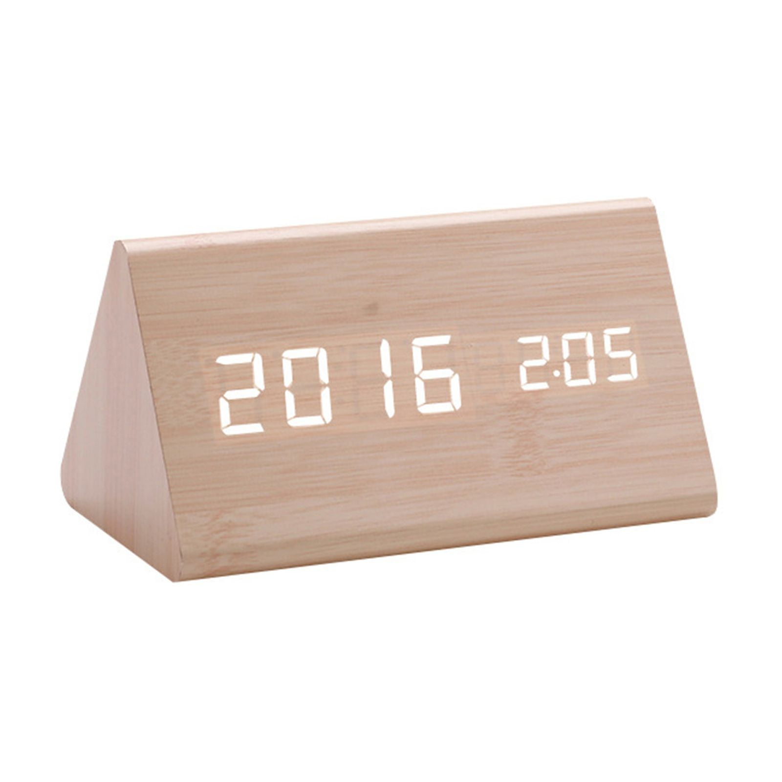 YIMWNYI Modern Digital Alarm Clock with LED Display, Adjustable ...