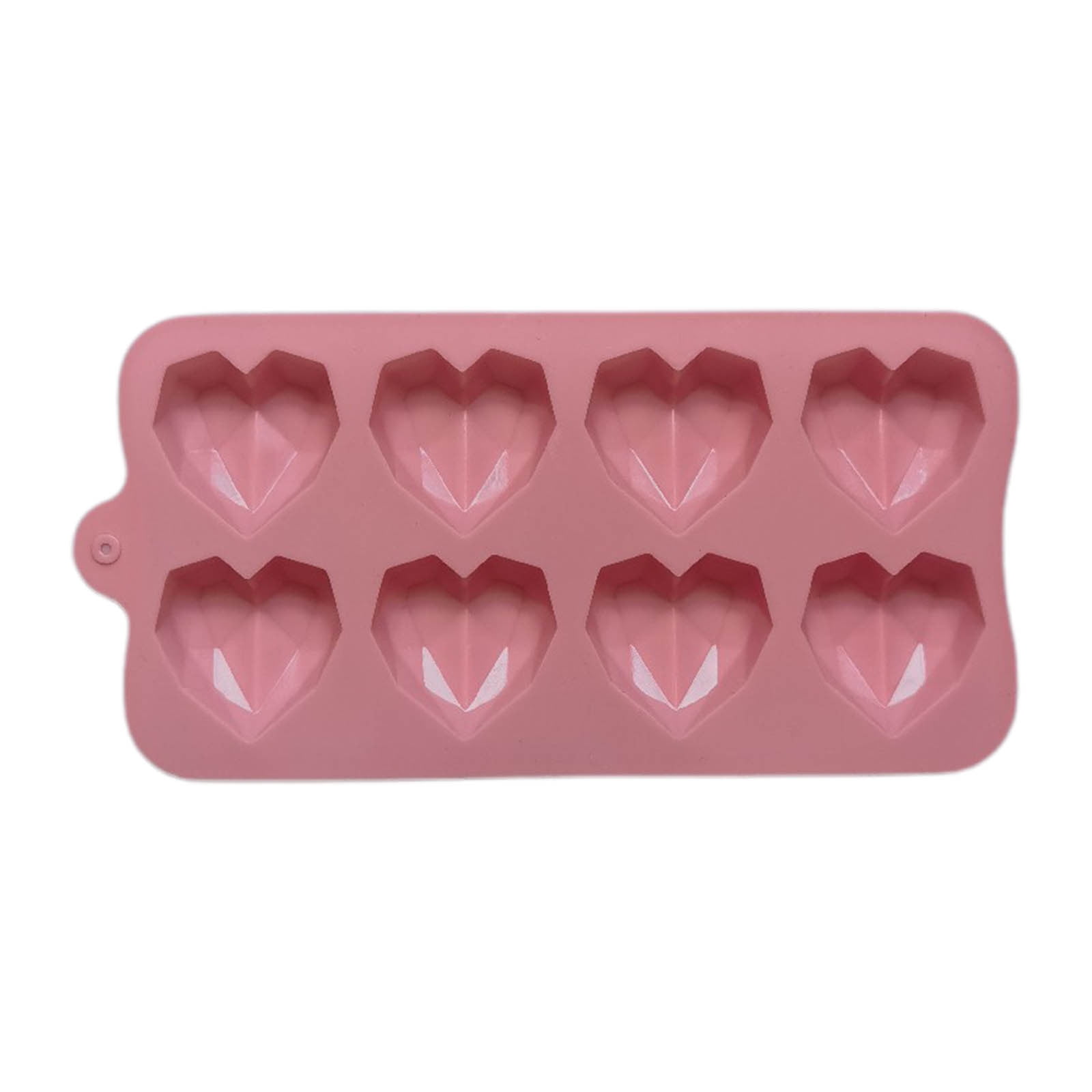 YIMWNYI Multi-Heart Silicone Cake Molds - 8-Cavity Heart-Shaped Dessert ...