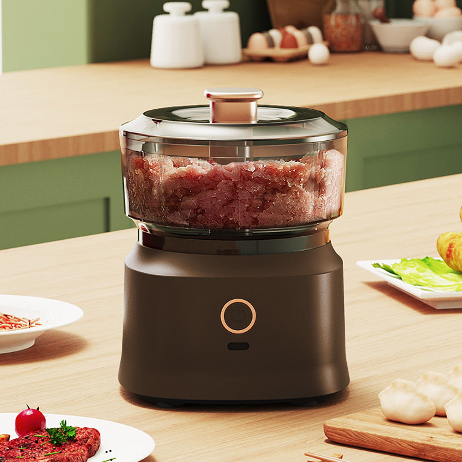 YIMWNYI Portable Mini Food Processor, Wireless Garlic Chopper with USB ...