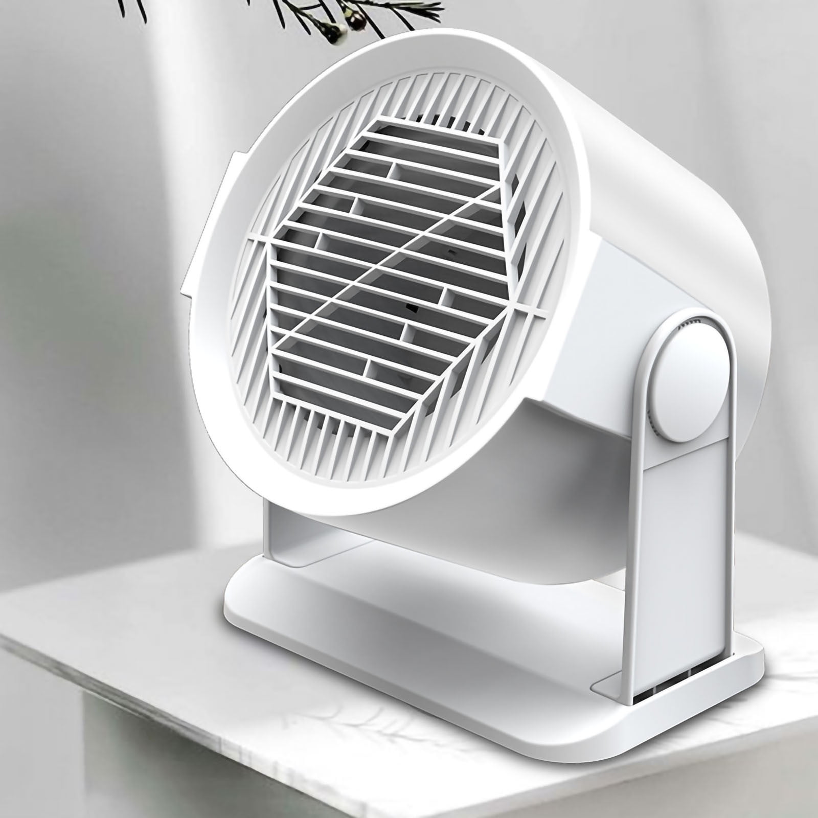 YIMWNYI Portable Mini Space Heater, 3s Fast Heating Fan Heater with Hot ...