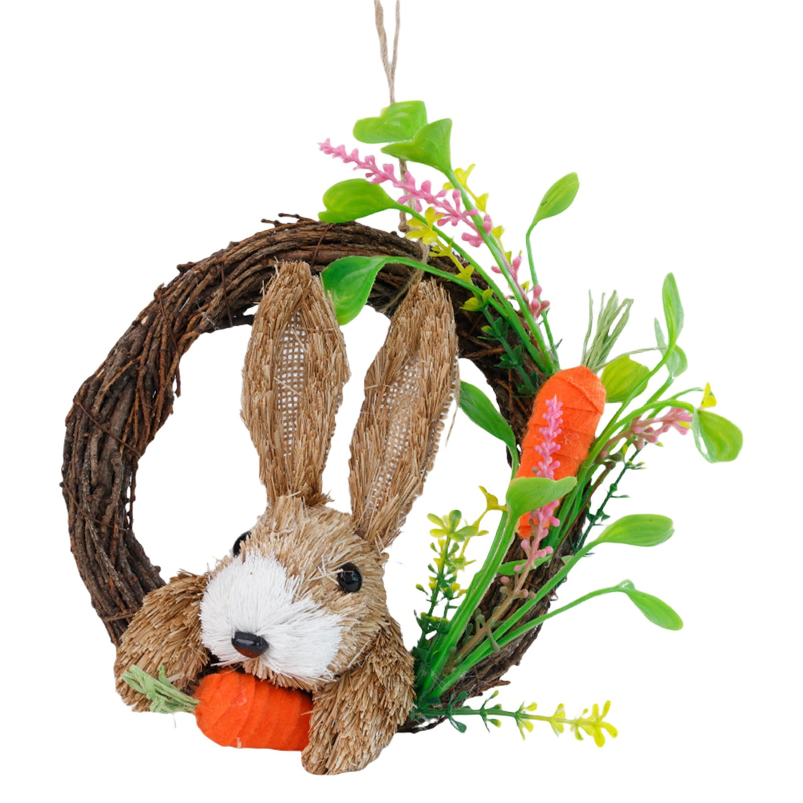 YIMWNYI Straw Wreath, 20cm Home Decoration, Cute Hanging Gift for ...