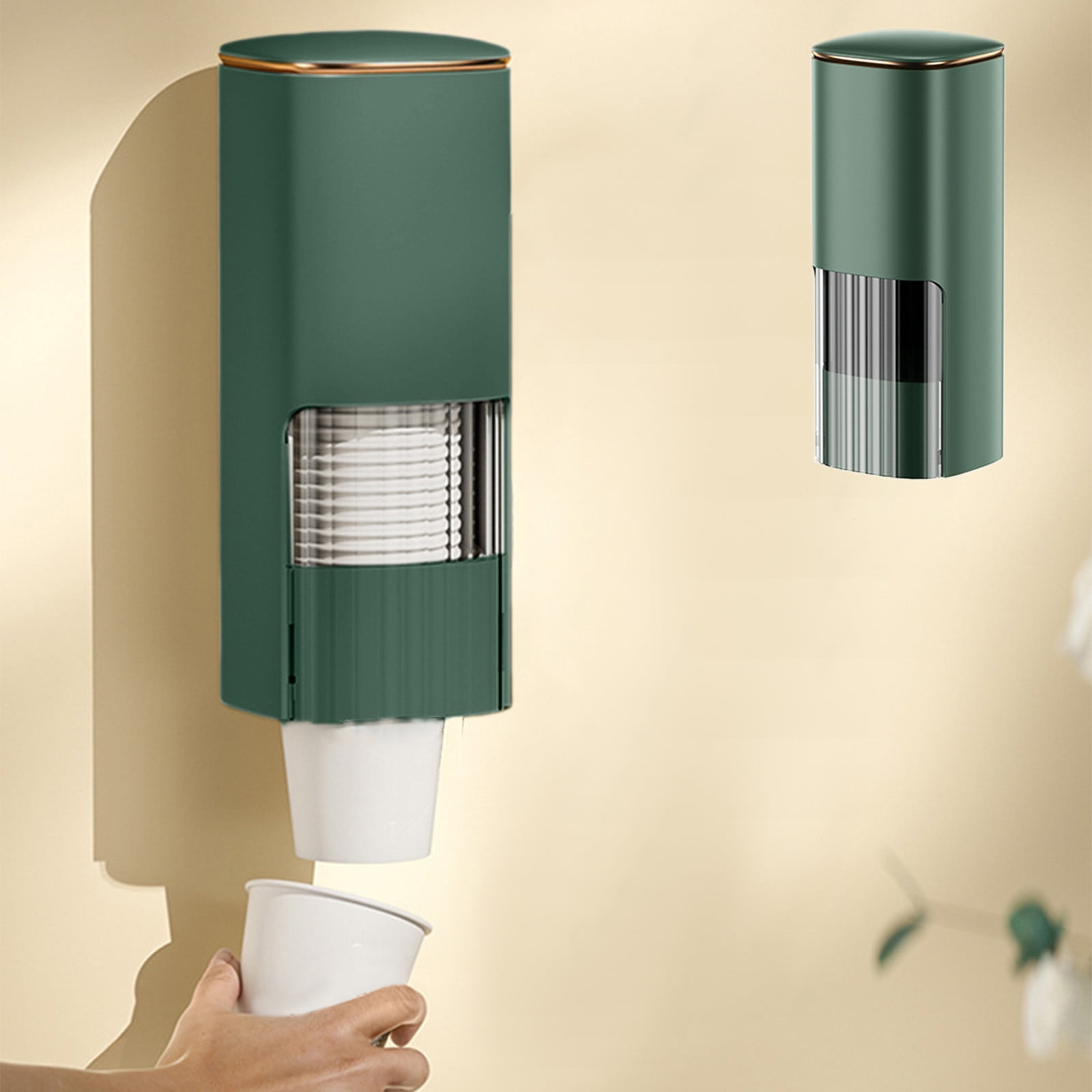 YIMWNYI Wall Mounted Disposable Cup Dispenser for Home & Office, Easy ...