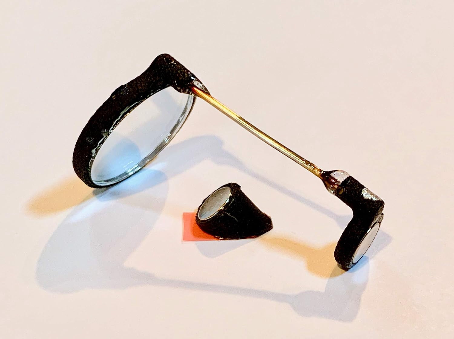 YING Eyeglass Mounted Cycling Mirror Adjustable Design Compact Size for ...