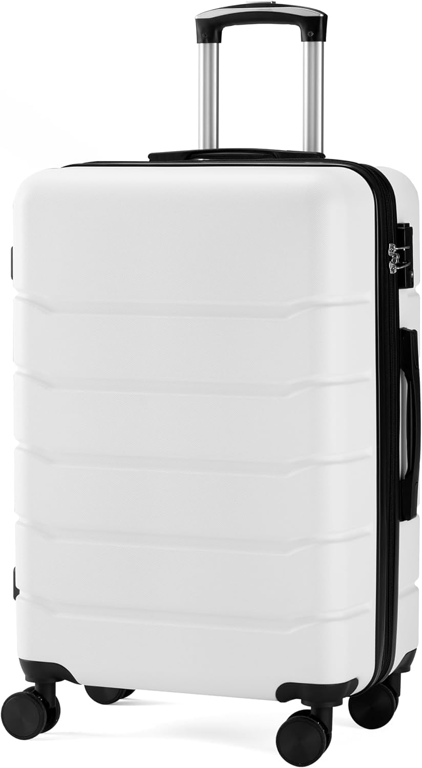 YING Hardside Carry On Luggage, Suitcase with Double Spinner Wheels ...
