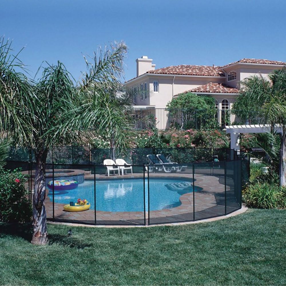 YING Protect-A-Pool Safety Fencing System for Inground Pools | 4' Fence ...