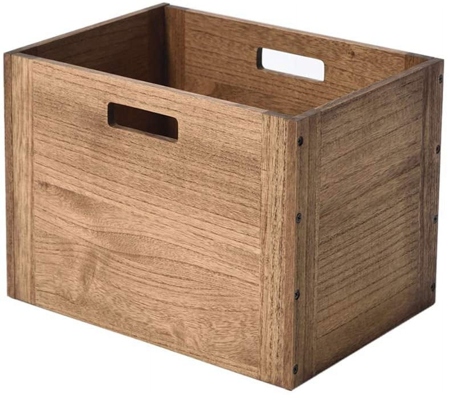 YING Stackable Wood Storage Cube/Basket/Bins Organizer for Home Books ...