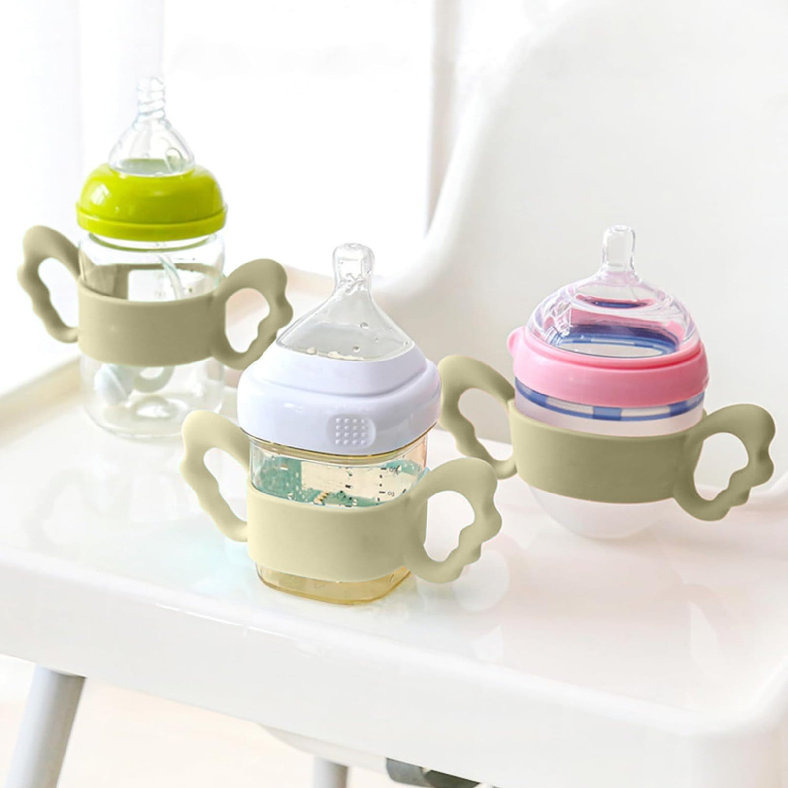 YINGSINK Coffee Sleeve Personalized Bottle Handles Soft Silicone Easy ...