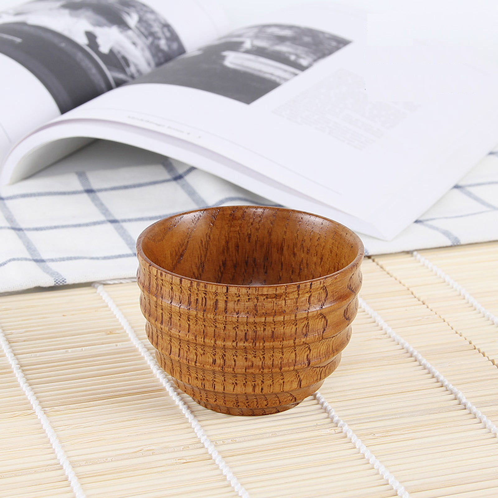 YINGSINK Heat Resistant Mat Solid Wood Retro Wooden Coffee Cup ...