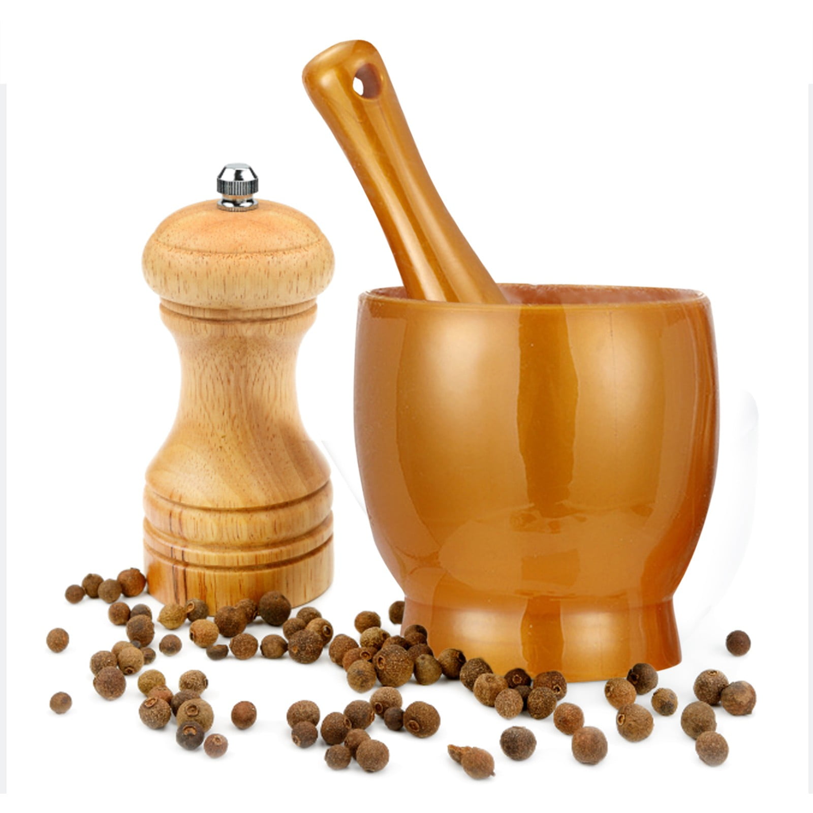 YINGSINK Mortar and Pestle Multifunctional Beans Manual Grinding Tool ...