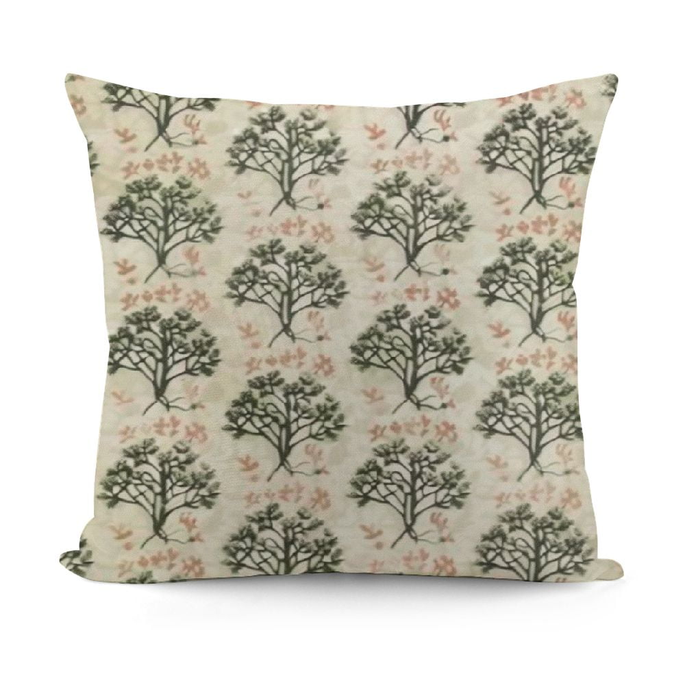 YINGXI Block Print Throw Pillow Covers and Pink Floral Outdoor ...
