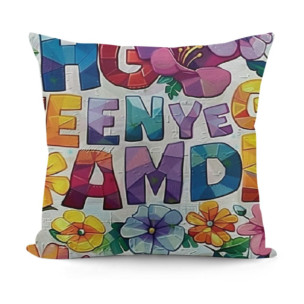 YINGXI Colorful Inspirational Quotes Pillowcase Motivational Phrases ...