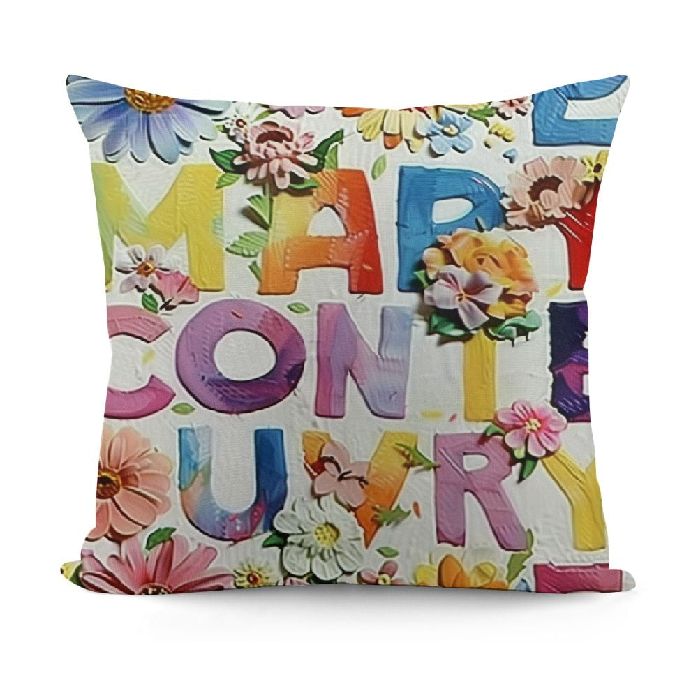 YINGXI Colorful Inspirational Quotes Pillowcase Motivational Phrases ...