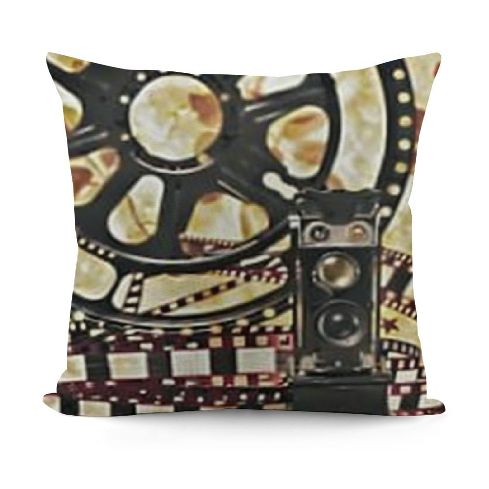 YINGXI Family Movie Theater Theme with ,,Clapper Board Pattern Cotton ...