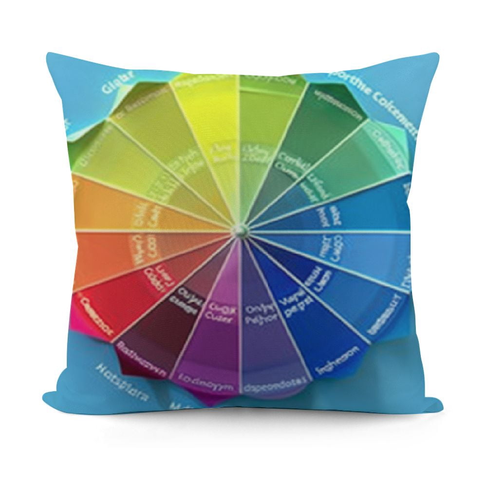 YINGXI Feelings Wheel Chart Throw Pillow Covers Office Decor Pillow ...