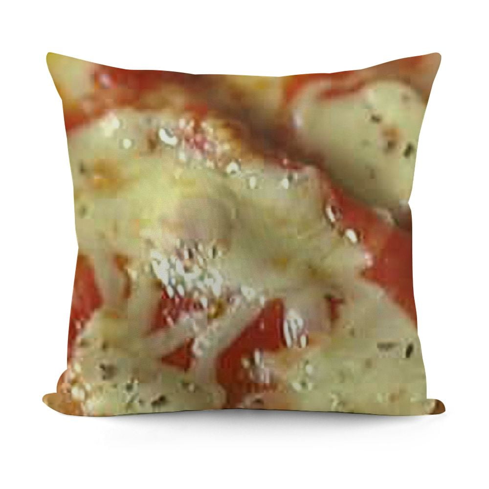 YINGXI Funny Food Pizza Realistic Print Pillow Covers Decorative Throw ...