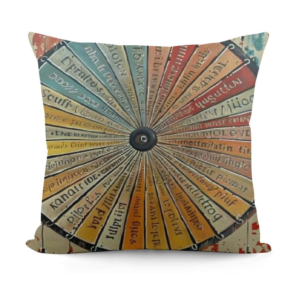 YINGXI Wheel of Emotions Feelings Chart Throw Pillow Cover Therapy ...