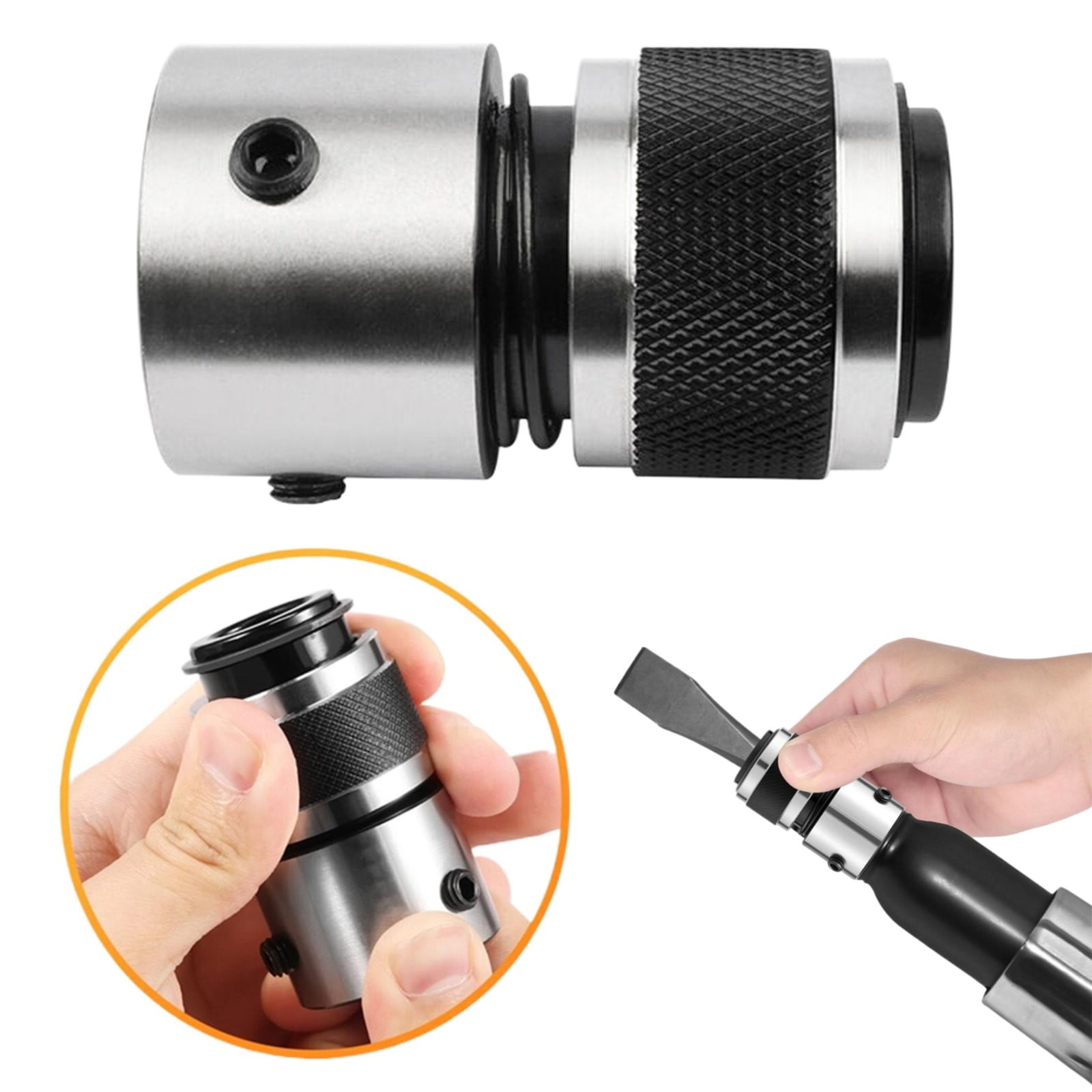 YINGYUN Convertor under $10Quick Change Chisel Retainer Air Hammer Retaining Quick Chuck ...