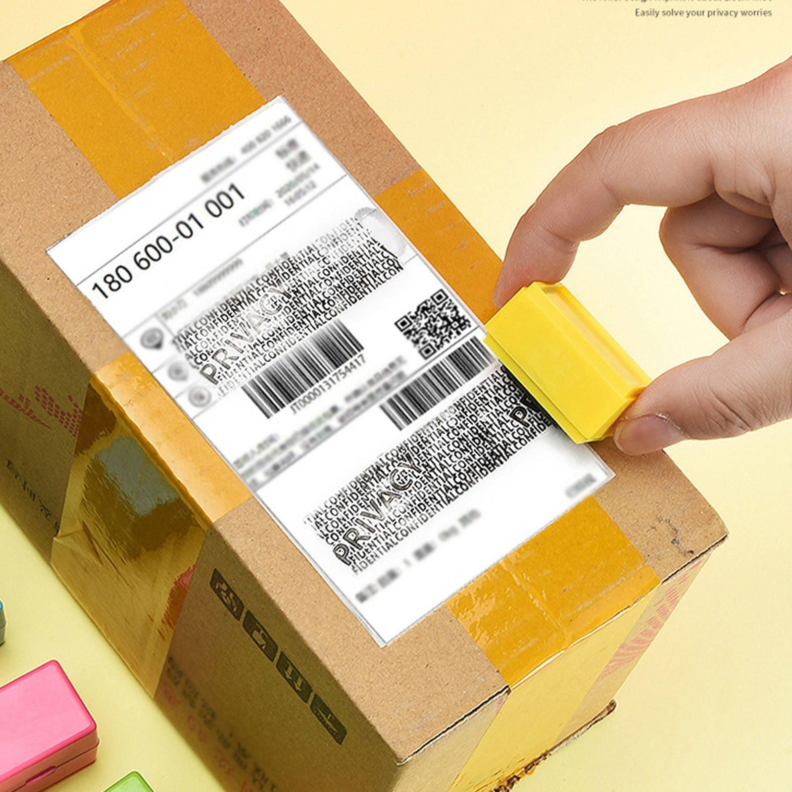 YINGYUN Wax Sealing Stamps Confidential Seal Express Single Personal Information Privacy Random ...