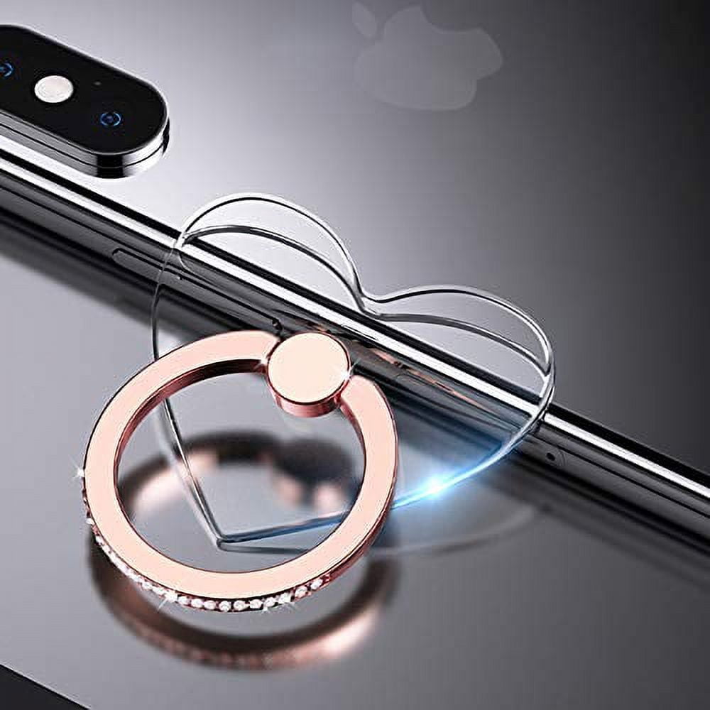 YINHEXI 2 Pcs Transparent Phone Ring Stand Holder Cell Phone Ring ...