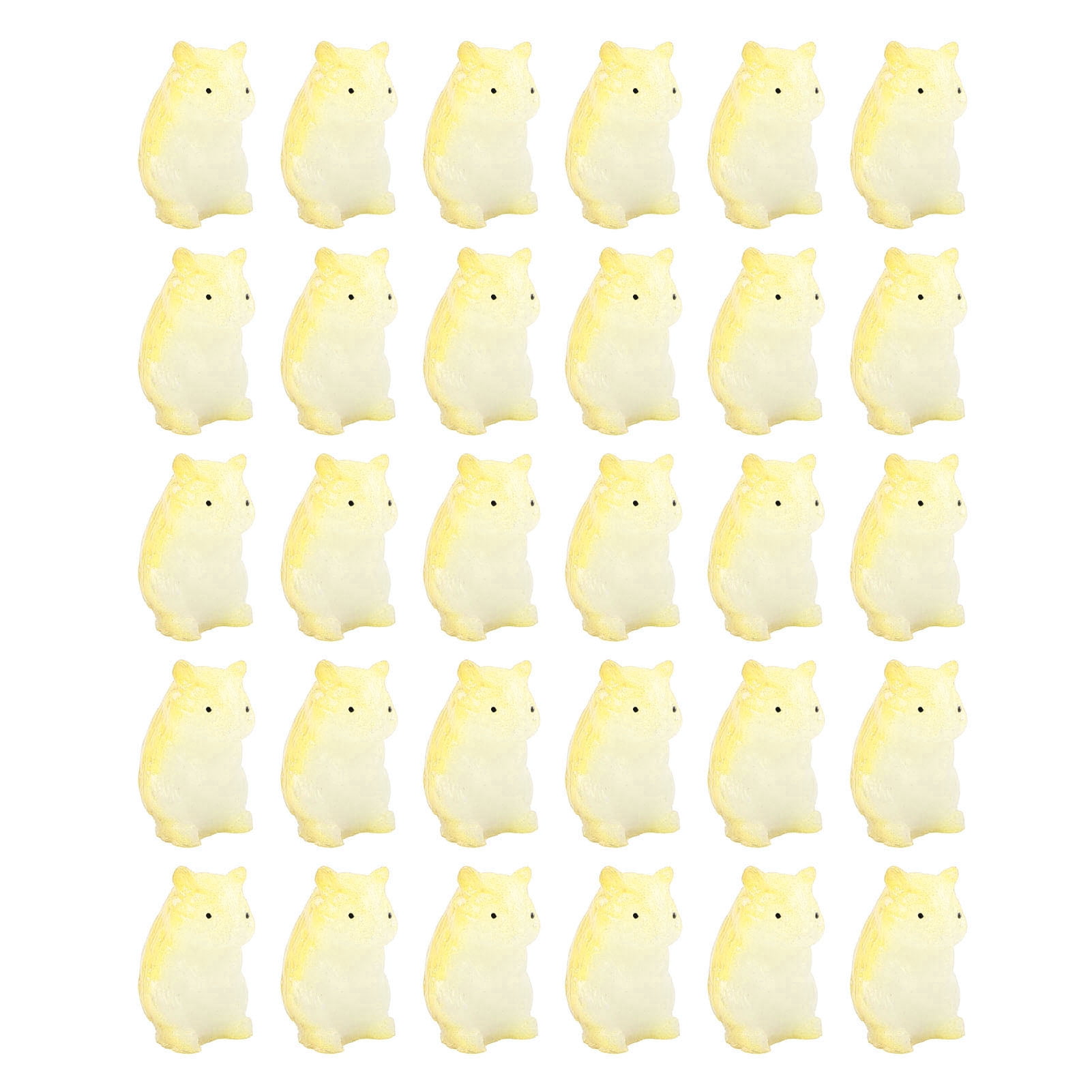 YINKUU Toys for Boys and Girls 3-6 Years 30Pcs Resin Hamster Figurine ...