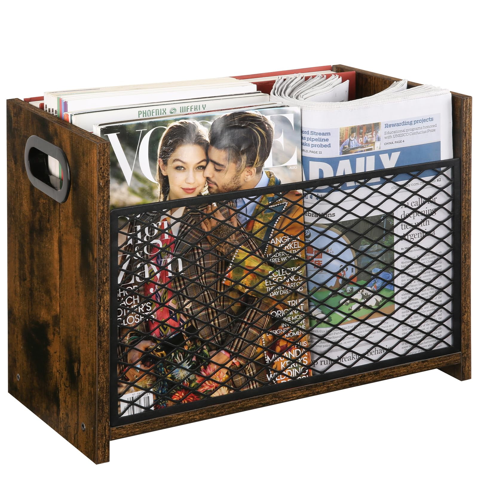 YINMIT Magazine Holder, Magazine Rack for Desktop and Home Office ...