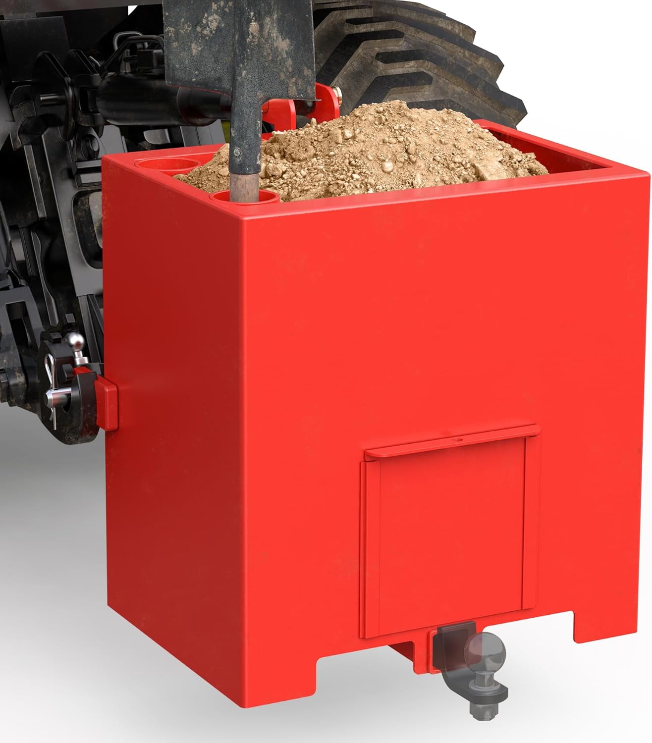 YINTATECH Ballast Box with 2" Receiver, Tractor Ballast Box 3 Point ...