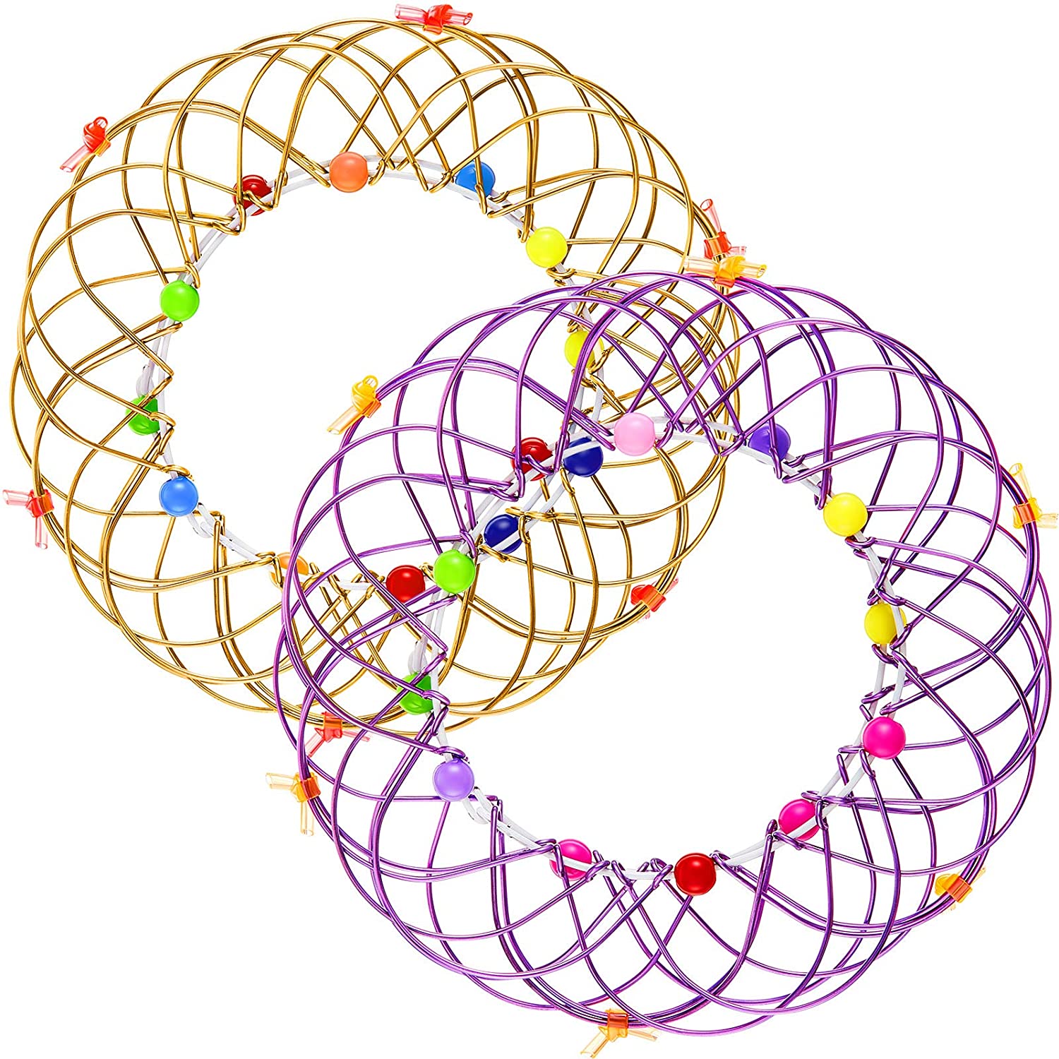 Mandala Decompression Toy Variety Flower Basket Thirty-Six Variable Mild Steel Magic Hoop ...