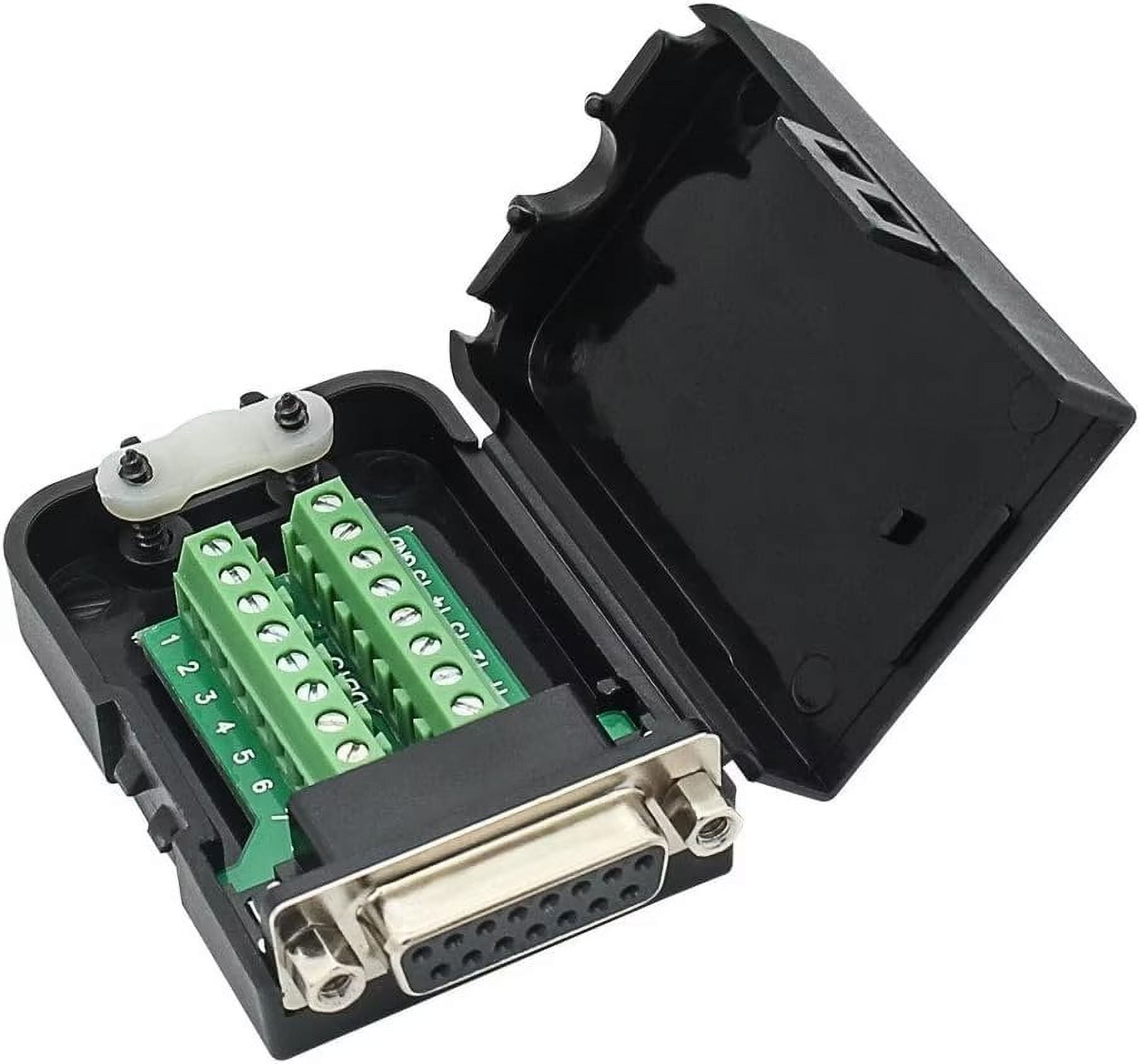 YIOVVOM DB15 Breakout Connector Male Adapter 15-pin Port Adapter to ...