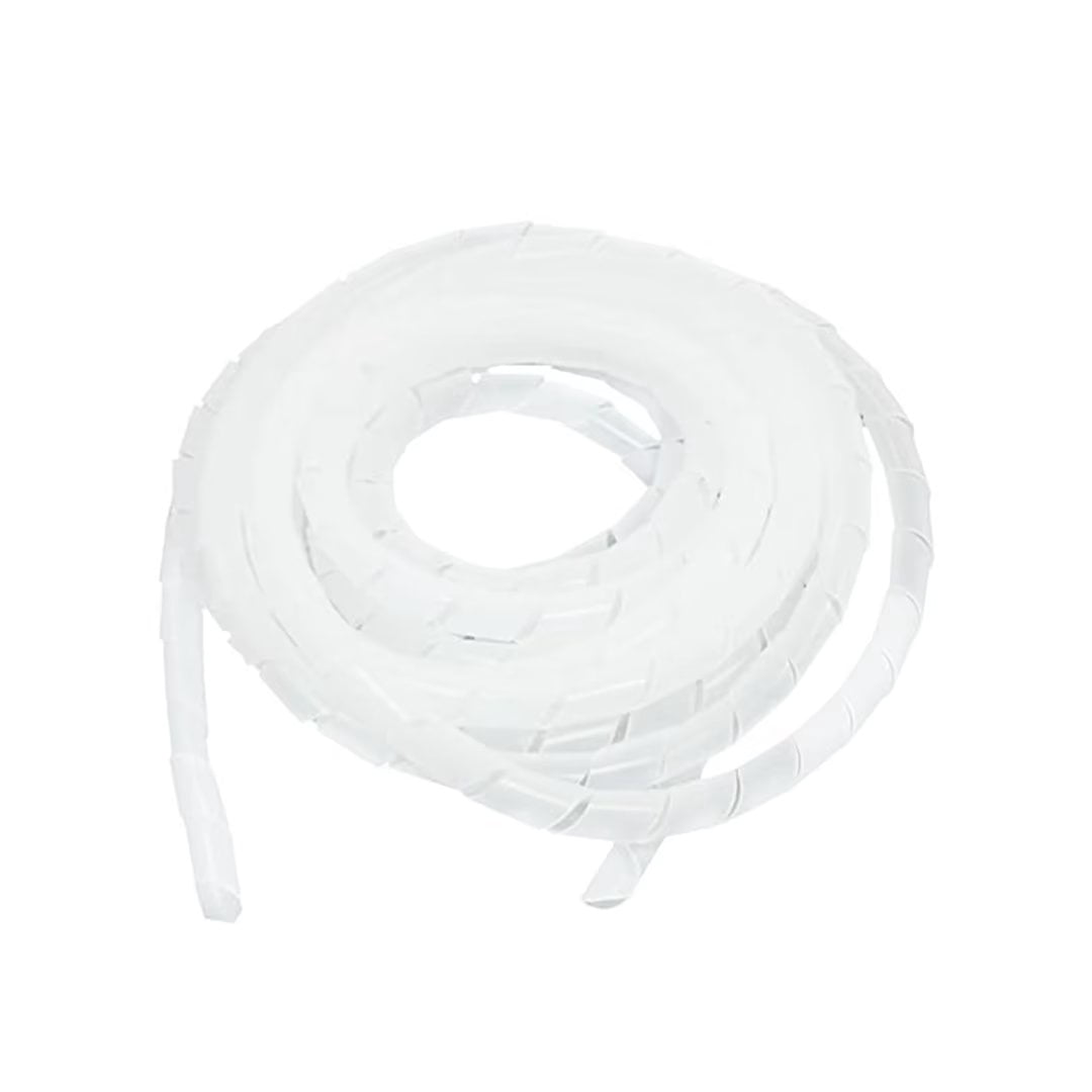 YIOVVOM Ft PE Black Polyethylene Spiral Wire Wrap Tube PC Manage Cable ...