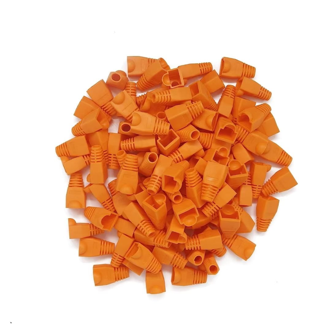YIOVVOM Soft Plastic Ethernet RJ45 Cable Connector Boots Cover Strain ...
